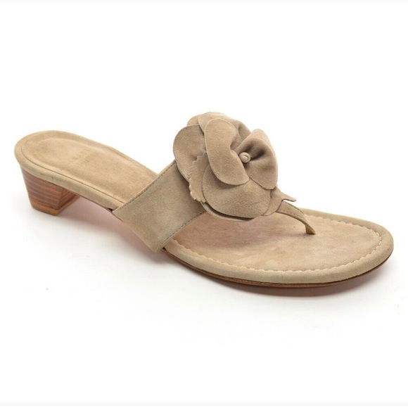 Stuart Weitzman | Shoes | Stuart Weitzman Rosen Flower Thong Sandals ...